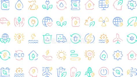 Sustainable Energy Icons High Quality Vector Icons Collection With Editable Stroke Ideal For