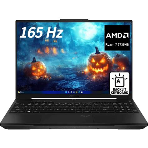 Asus Tuf Gaming A16 Laptop 16 Fhd 165hz Amd 8 Core Ryzen 7 7735hs 32gb Ddr5 2tb Ssd Radeon