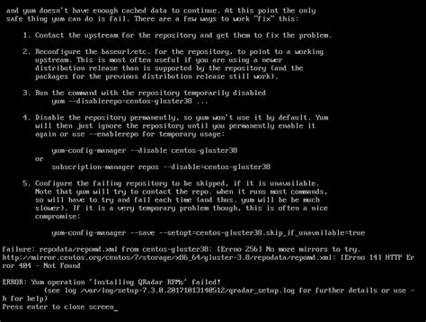 how to install qradar community edition in centos successfully fixing