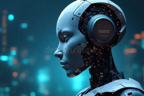 Robotic Neural Network Application Stock Illustration Illustration Of