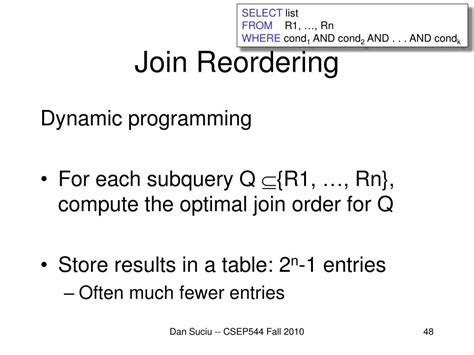 Ppt Lecture 9 Query Optimization Powerpoint Presentation Free