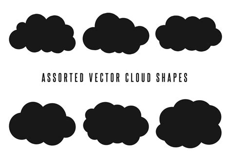 Basic Vector Cloud Shapes Download Free Vector Art Stock Graphics And Images
