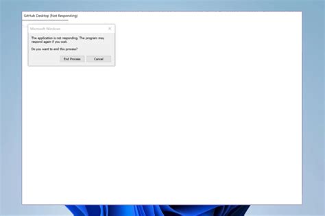 Microsoft Windows The Application Is Not Responding Fix