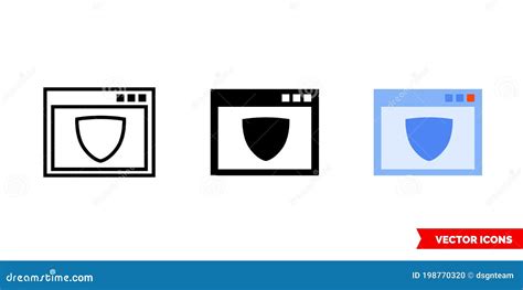 Waf Web Application Firewall Concept With Icon Set Template Banner With Modern Blue Color Style