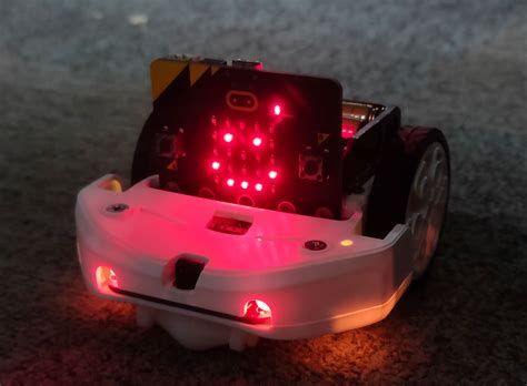 micro maqueen lite with skin blue micro bit educational