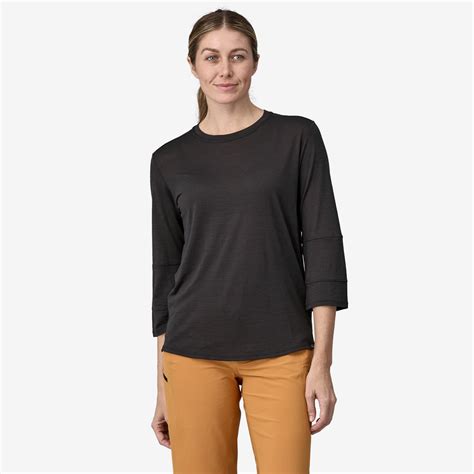 Womens Merino Blend 34 Sleeved Bike Jersey Patagonia Australia