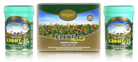 Алфит-актив 12 (Сердечный) №60*2гр. Усиленный. 30 утро + 30 вечер ...