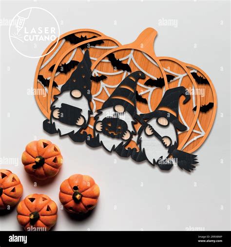 Halloween Laser Crafts Stock Vector Images Alamy