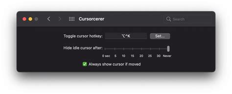 macos how to hide mouse cursor ⌚️ 🖥 📱 macandegg