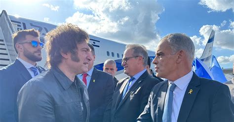 Javier Milei llegó a Israel: ratificó el traslado de la embajada a ...