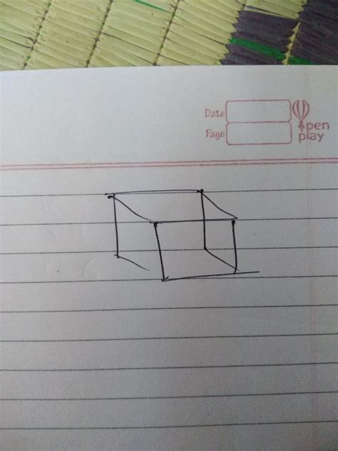 Draw A Net For A Cube With An Edge Cm Brainly In
