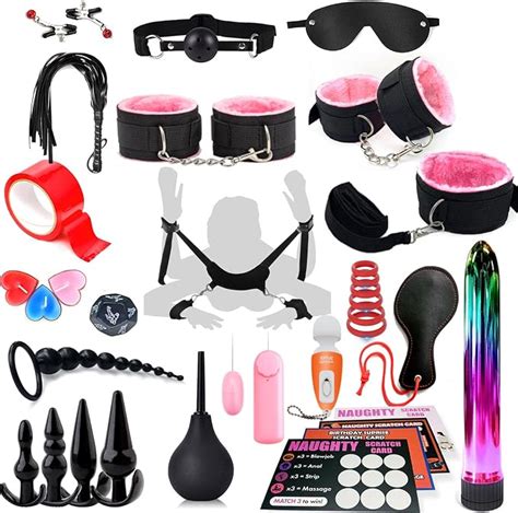 Sex Bondage Restraints Bdsm Kit 33pcs Leather Bondage