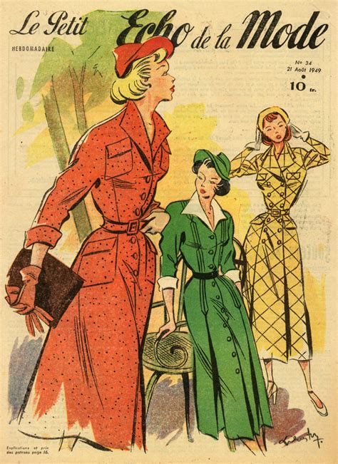 Vintage Fashion Prints From The 1940s