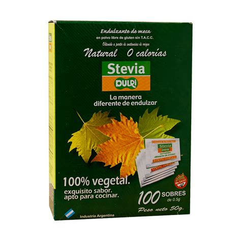 Dulri Stevia Polvo X100 Sobres El Sembrador