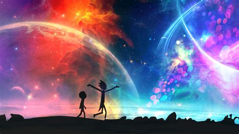 Rick And Morty Galaxy Background đẹp Và độc đáo Nhất