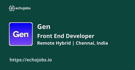 Hiring Front End Developer Chennai India India Remote Hybrid Api React Nodejs Css Html
