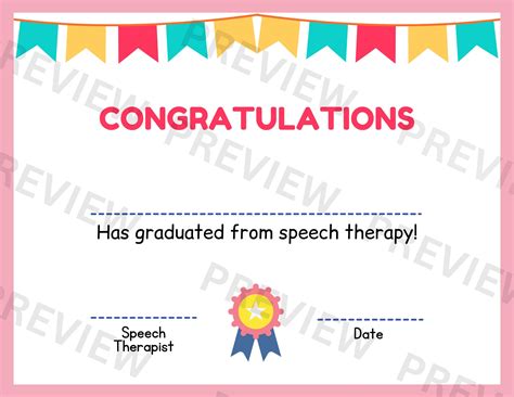 Speech Therapy Certificate