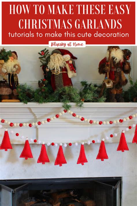 Easy Diy Christmas Garlands To Transform Your Holiday Decor Bluesky
