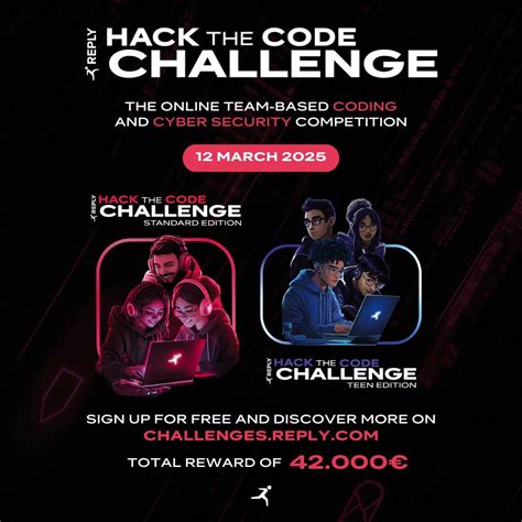 Replyhackthecode Cybersecurity Coding Replycodechallenge Lifeatreply Reply