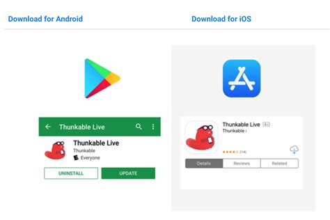 thunkable download the thunkable live app