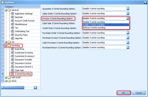 Sales How To Enable 5 Cents Rounding For Invoice Autocount Resource
