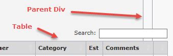 Css How To Fix Jquery Datatables From Overflowing Outside Parent Div