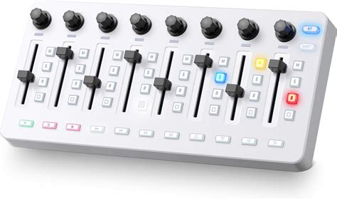 Vangoa Wireless Midi Controller Mixer Mute Portable Usb Midi Keyboard Controlador
