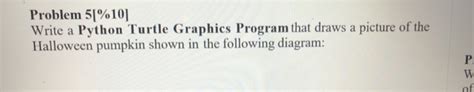 Solved Problem 5 10 Write A Python Turtle Graphics Program