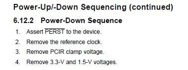 XIO Power Down Sequence PCIR And V Interface Forum Interface TI E E Support Forums