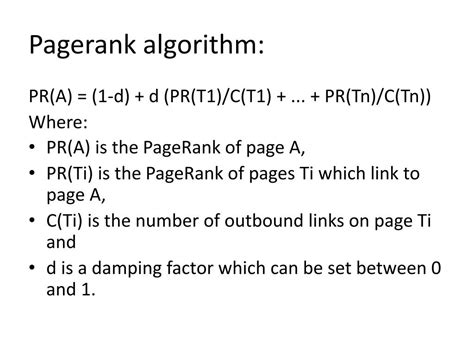 Ppt Page Rank Powerpoint Presentation Free Download Id2572019