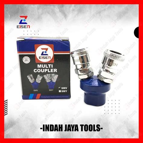 Jual Eisen Quick Coupler Cabang 2 Smv Sambungan Kompresor Coupling 2 Way Di Seller Indah Jaya