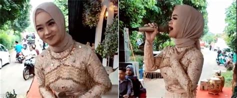Aksi Biduan Nyanyi Di Panggung Hajatan Nikahan Ini Antimainstream