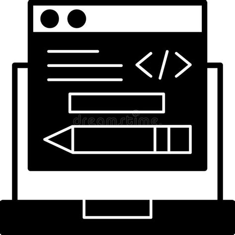 Edit Code Vector Icon Design Stock Vector Illustration Of Brand Error 338403105