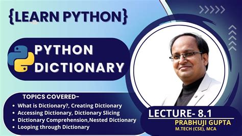 Python Dictionaries Explained From Basics To Advanced Lecture 81 Youtube