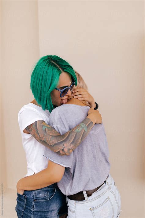 Lesbian Couple By Stocksy Contributor Alexey Kuzma Stocksy