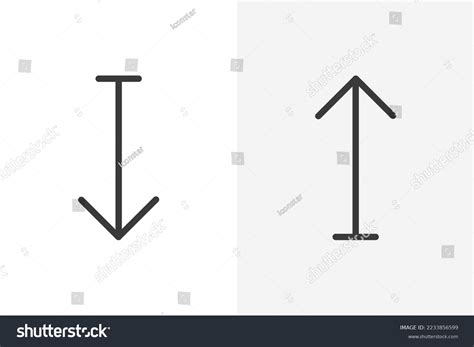 arrow key icon set vector arrow stock vector royalty free 2233856599
