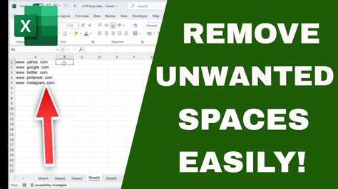 Remove Unwanted Spaces Between Letters Or Numbers In Excel 3 Easy Ways