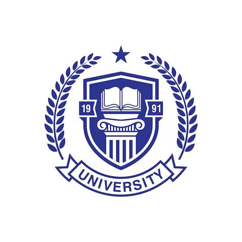 Création De Logo Dinsigne Déducation Emblème De Lycée Universitaire