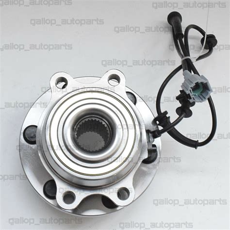 2 X Hubs For Nissan Navara D40 4wd 4x4 Front Wheel Bearing Hub Abs