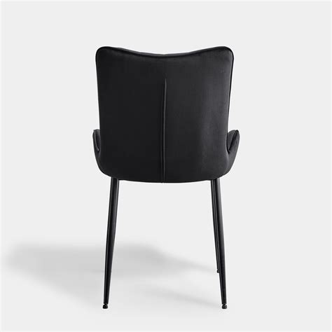 Clipop Myra Modern Narrow Armless Dining Chair Upholstered Set Of 2