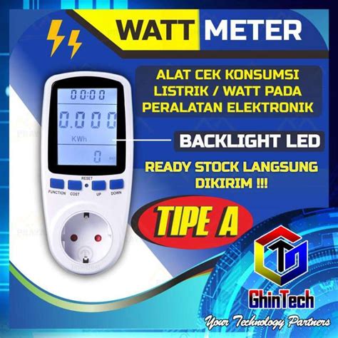 Promo Watt Meter Alat Tes Kwh Meter Digital Ukur Arus Listrik Daya