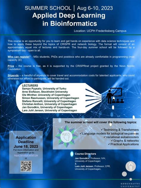 Summer School Applied Deep Learning In Bioinformatics Uniavisen