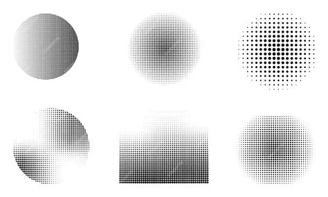 Premium Vector Halftone Dot Tone Grunge Effect Abstract Pattern Texture Vector Graphic Retro