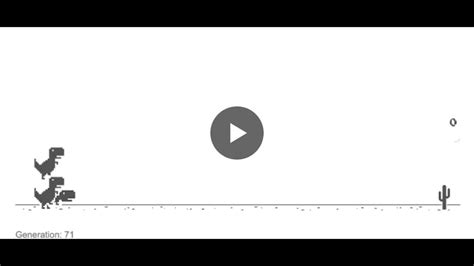 I Finished The Dino Chrome Game In Javascript And Added Training For