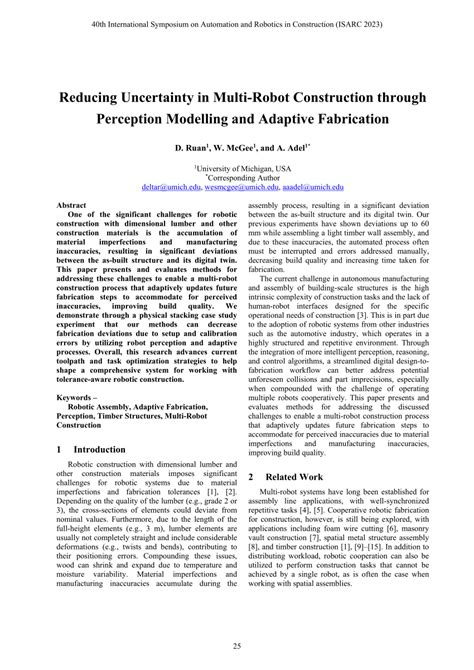(PDF) Reducing Uncertainty in Multi-Robot Construction through Perception Modelling and Adaptive ...