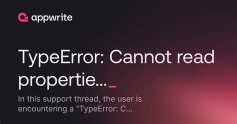 Typeerror Cannot Read Properties Of Null Reading Files Threads