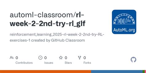 Rl Week 2 2nd Try Rlglfassignmentsmd At Main · Automl Classroomrl