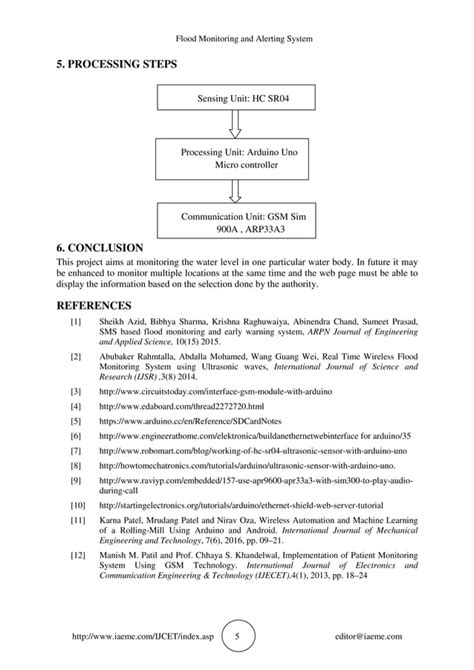 Flood Monitoring And Alerting System Pdf Internet Computing