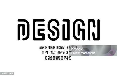 세그먼트 라인의 디지털 글꼴 알파벳 최소 기술 스타일 문자 및 숫자 벡터 일러스트레이션 10eps 미로찾기에 대한 스톡 벡터 아트 및 기타 이미지 Istock