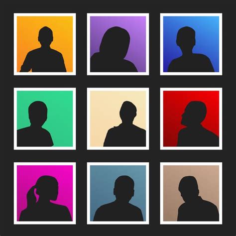 Avatar Silhouette Vector Art Icons And Graphics For Free Download